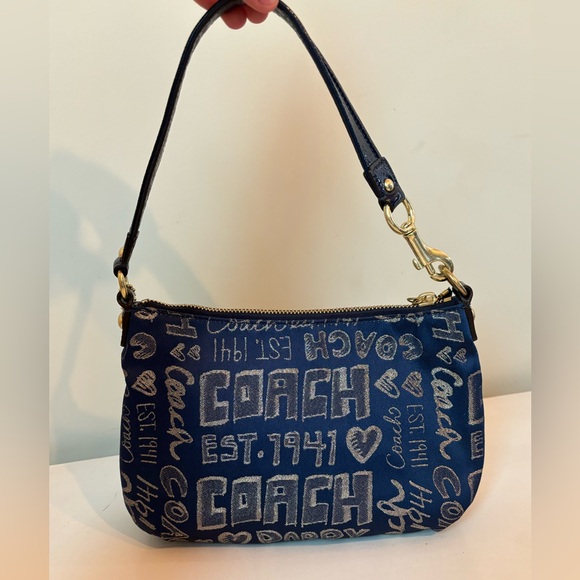 Coach | Bags | Coach Vintage Y2k Poppy Story Patch Blue Limited Edition ...